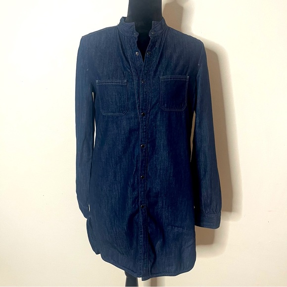 Edun + Diesel | Dresses | Edun Diesel Womens Snap Front Snap Front Dark ...